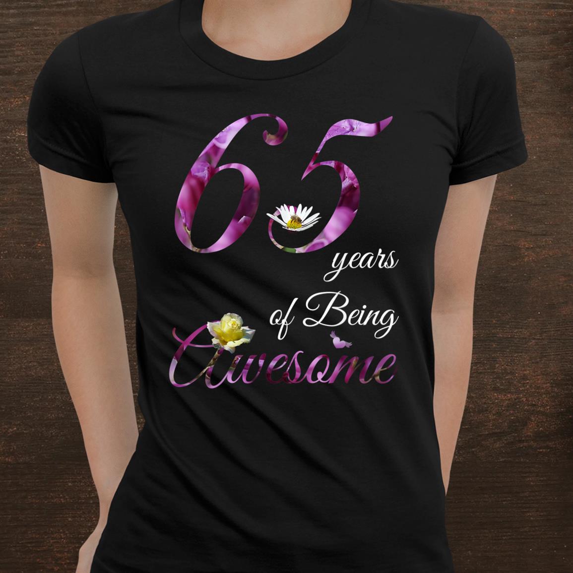 65 Year Old Shirt Awesome Floral 1956 65th Birthday Shirt – Fantasywears