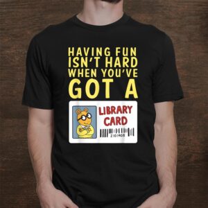 Arthurs Library Card Shirt | Fantasywears