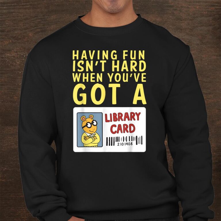 Arthurs Library Card Shirt – Fantasywears