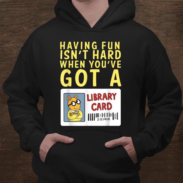 Arthurs Library Card Shirt | Fantasywears