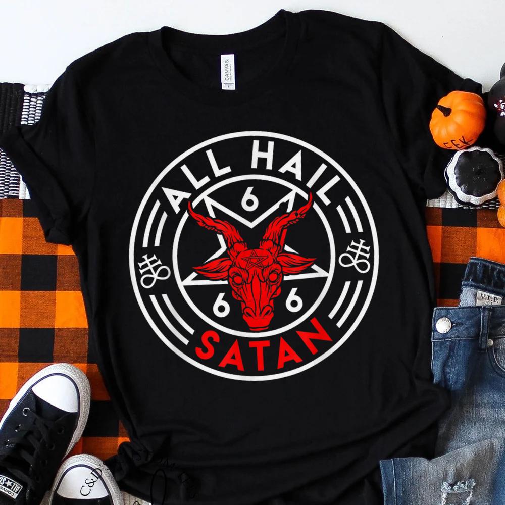 Baphomet All Hail Satan Devil Goat Bafomet Shirt – Fantasywears