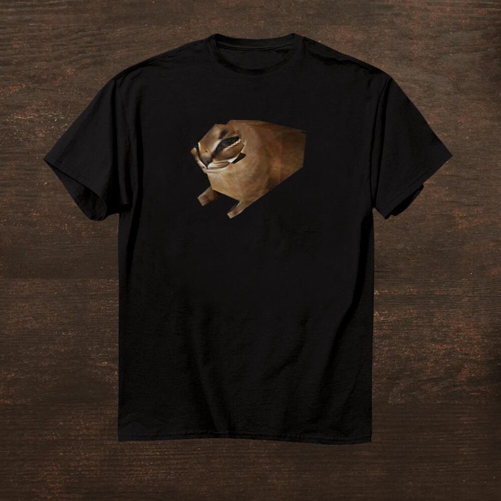 Big Floppa Meme Low Poly Floppa Meme Cat Shirt – Fantasywears