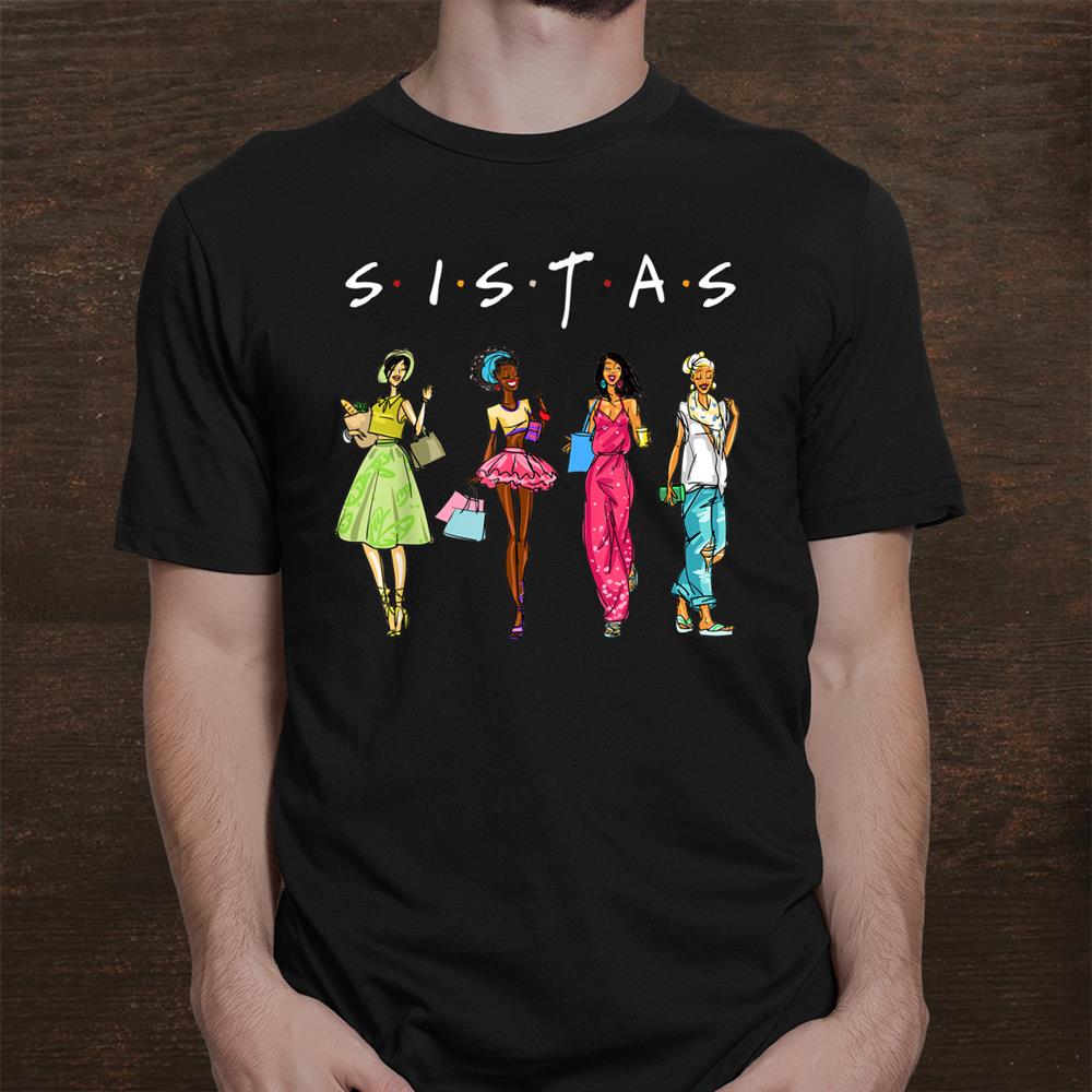 Black Sistas Queen Melanin African American Women Pride Shirt ...