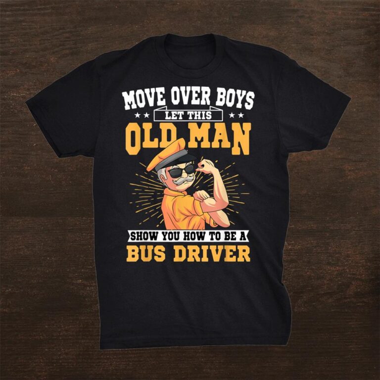 Bus Driver Old Operator Uniform Driving Shuttle Transit Shirt ...