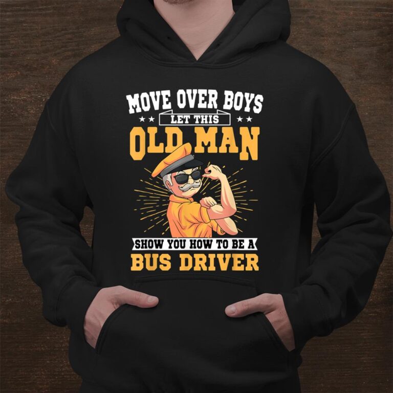 Bus Driver Old Operator Uniform Driving Shuttle Transit Shirt ...