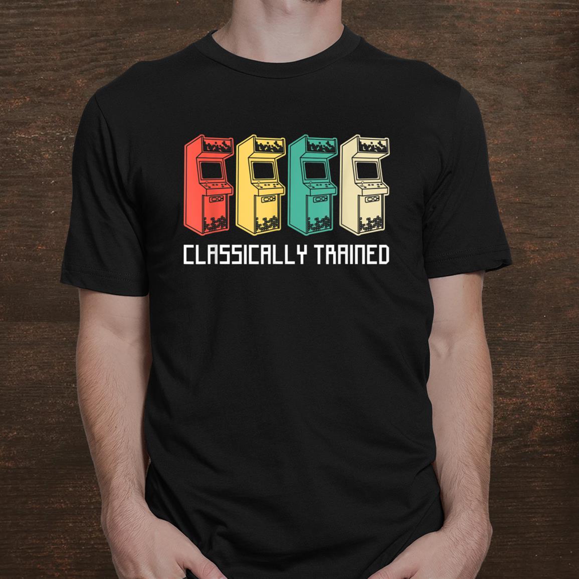 Classically Trained Gamer Vintage Retro Gaming Arcade 80s Shirt ...