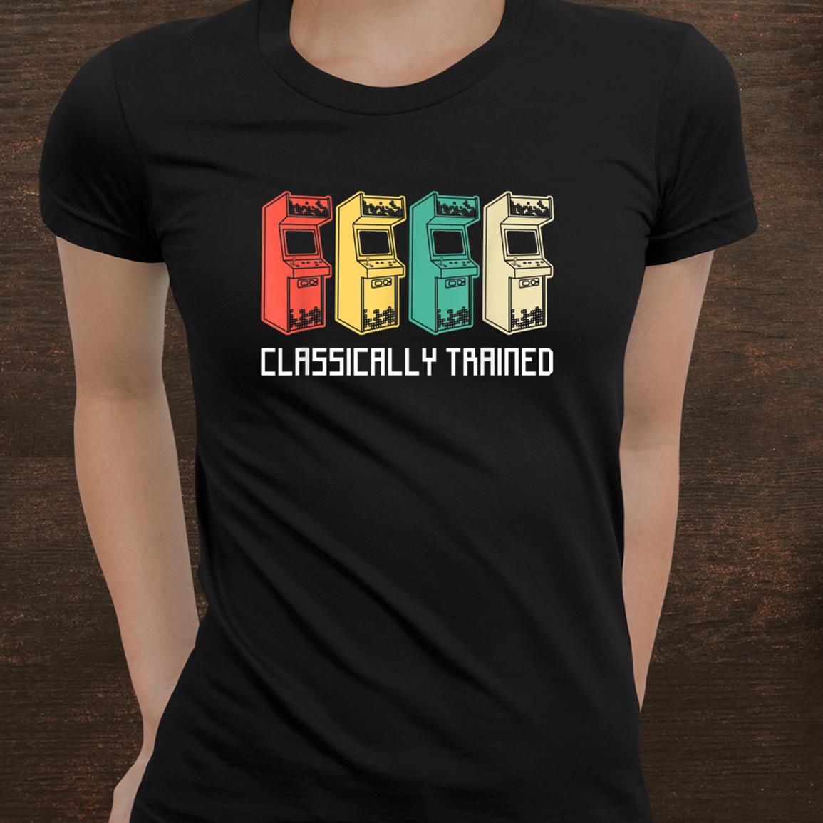 Classically Trained Gamer Vintage Retro Gaming Arcade 80s Shirt ...
