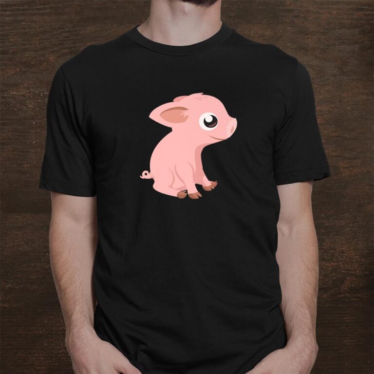 Cool Baby Pig Piglet Design Ranch Piggy Shirt | Fantasywears