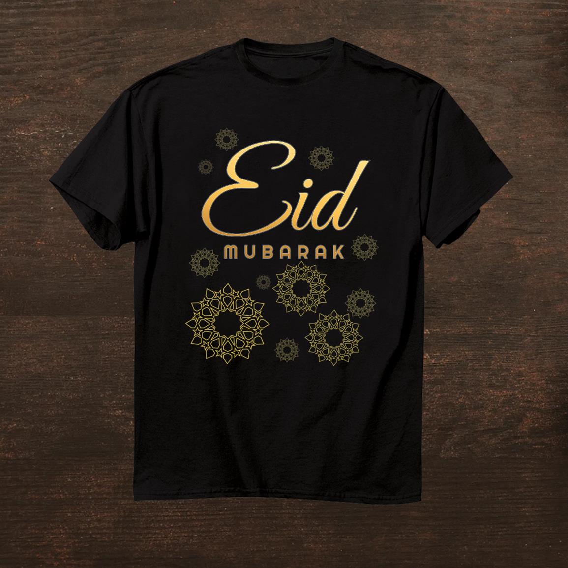 Eid Mubarak Shirt Happy Eid For Kids Ramadan Muslim Holidays Shirt ...