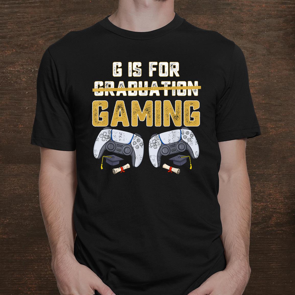 G Is For Gaming Funny School Graduation Gamer Boys Kids Teen Shirt ...
