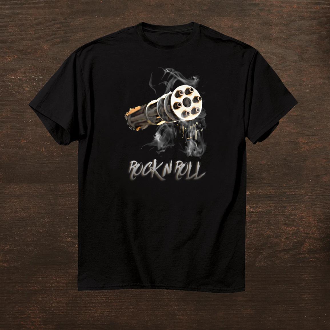 Gatling Machine Gun Armed Services Lock And Load Shirt – Fantasywears