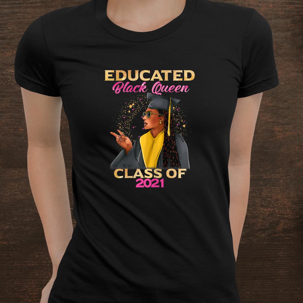 Gift Graduation Black Queen Seniors Locs Class Of 2021 Shirt – Fantasywears