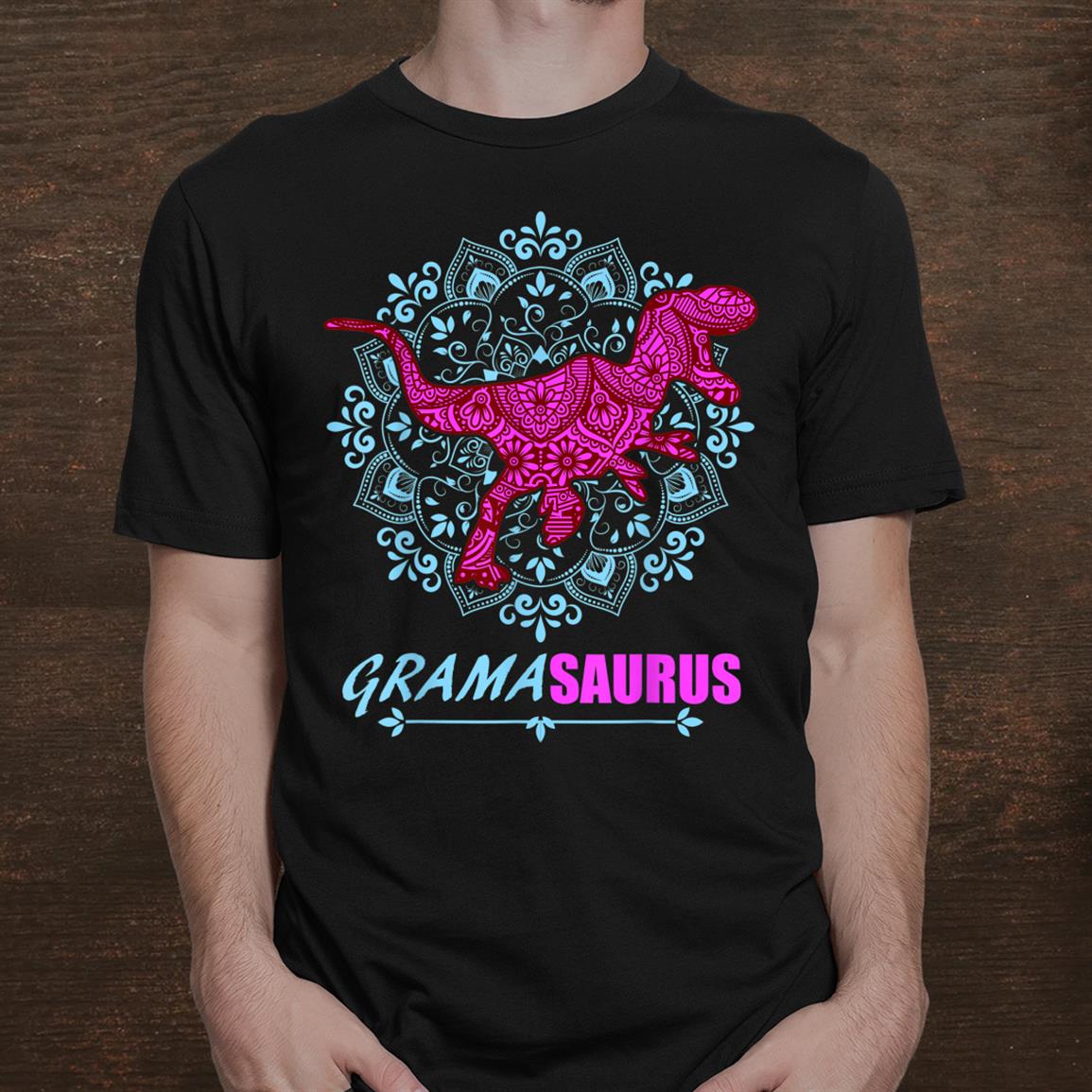Gramasaurus Dinosaur Shirt For Grandma Mother Grandmother Shirt ...