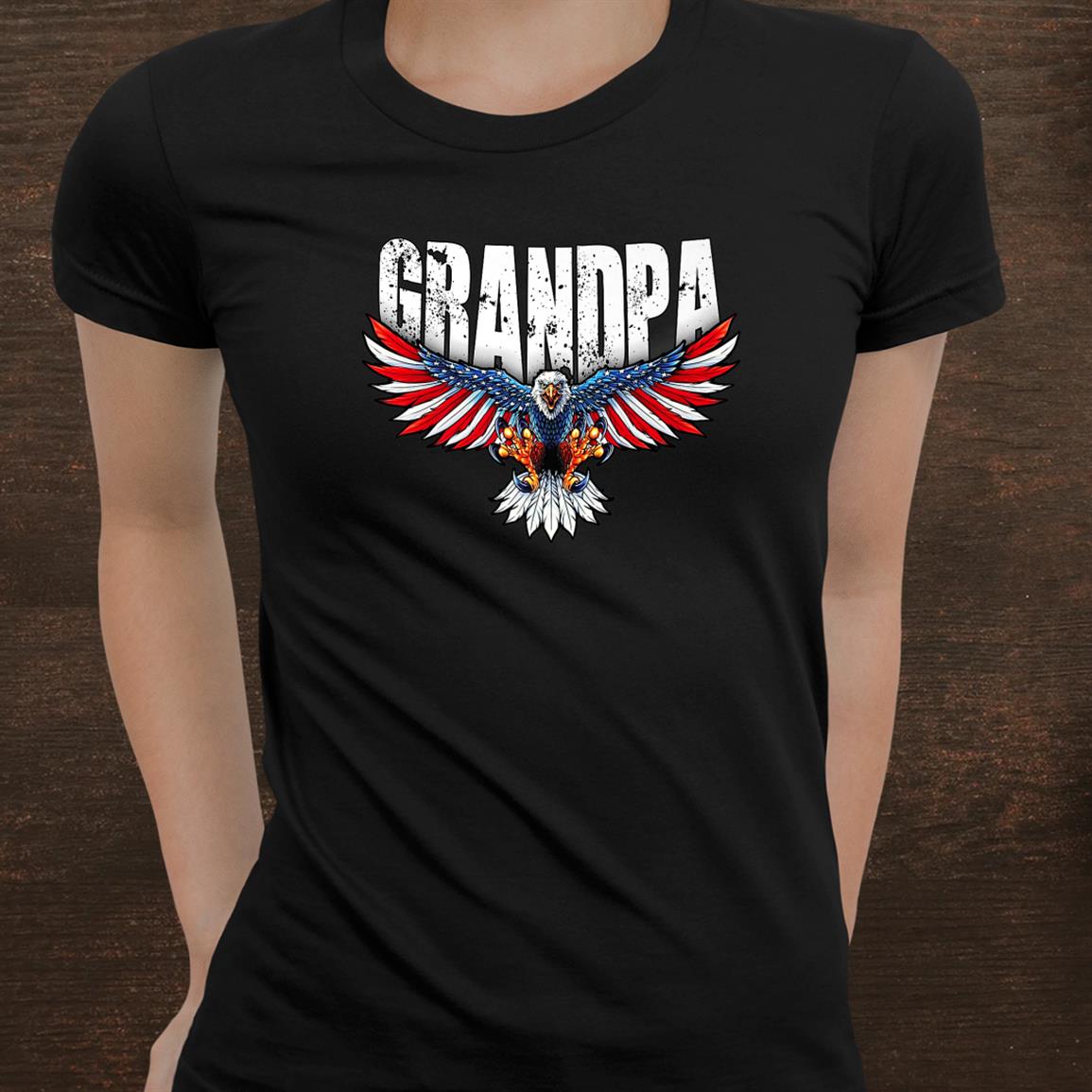 Grandpa Vintage Usa Flag Bald Eagle Patriotic 4th Of July Shirt – Fantasywears