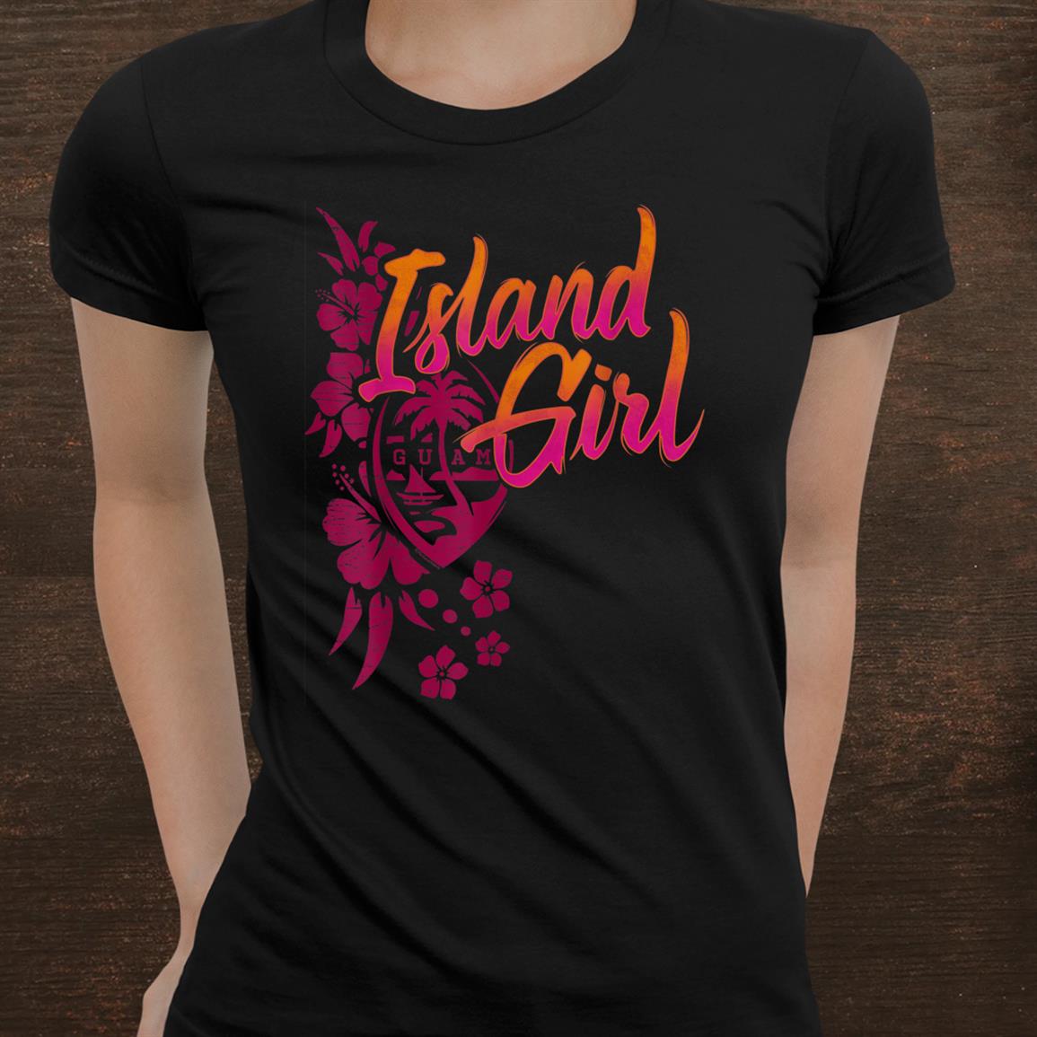Guam Flower Chamorrita Guam Island Guamanian Girl Chamorro Shirt ...