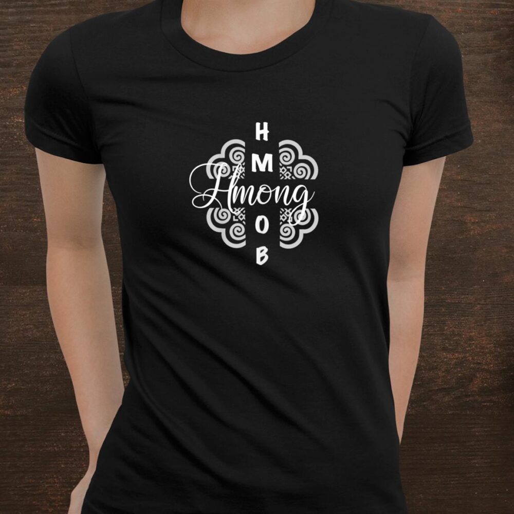 Hmong Hmoob Crisscross With Hmong Symbol Shirt – Fantasywears
