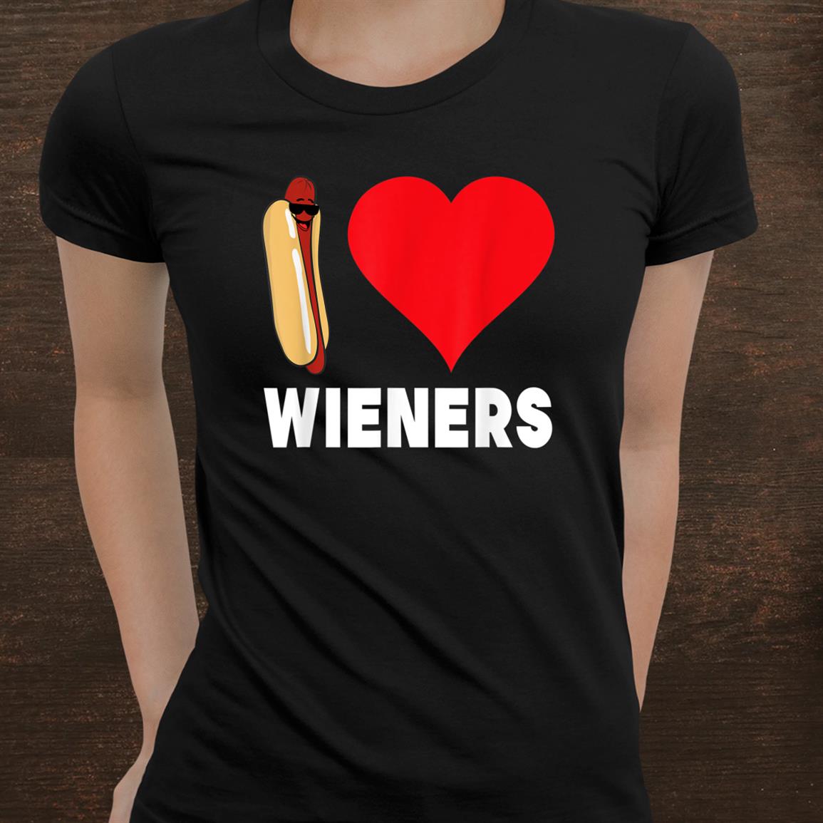 Hot Dog Design I Love Wieners Heart Bbq Lgbt Gay Funny Shirt – Fantasywears