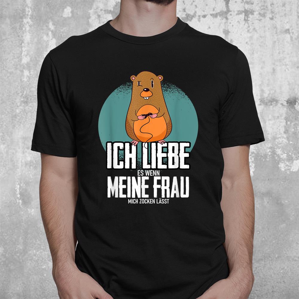Ich Liebe Es Wenn Meine Frau Mich Zocken Lösst Gamer Shirt – Fantasywears
