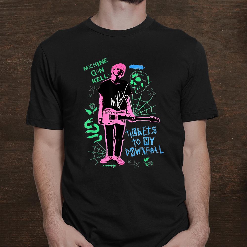 Kellys 80s 90s Vintage Guitar Machines Gun Shirt – Fantasywears