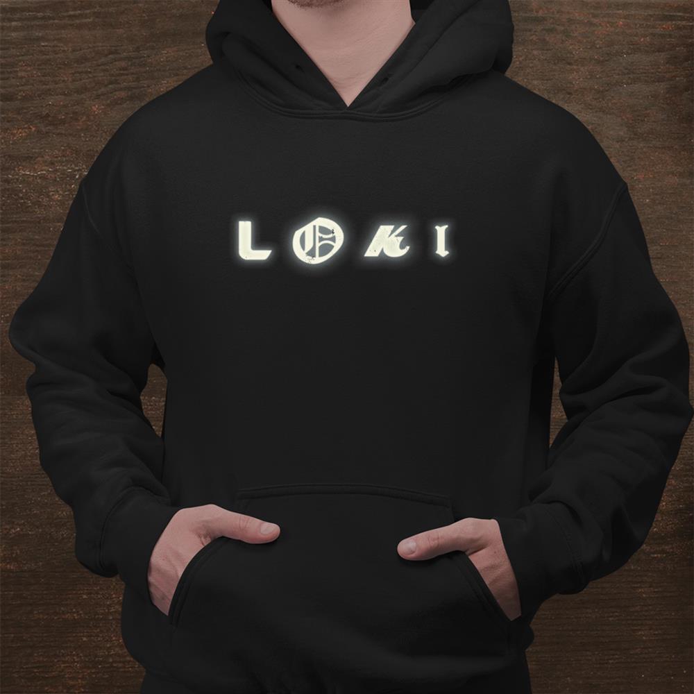 Marvel Studios Loki Letters Black Shirt – Fantasywears