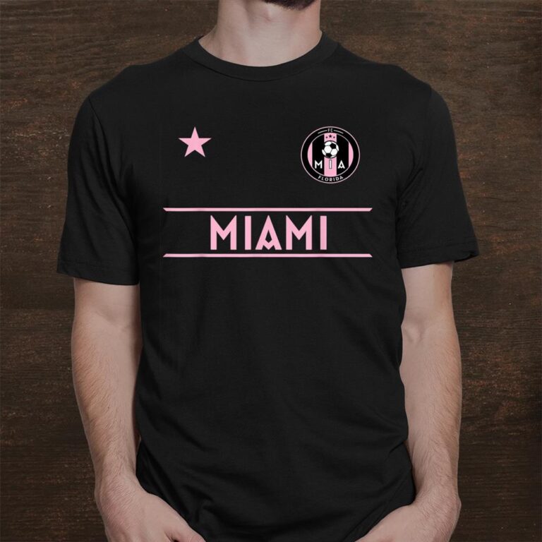 Miami Soccer Jersey Original Mini Badge Shirt | Fantasywears