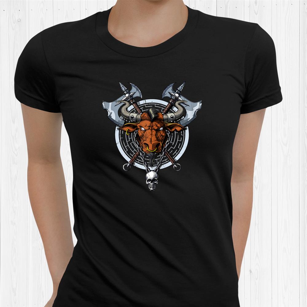 Minotaur Ancient Greek Mythology Mythical Creature Deity Shirt ...