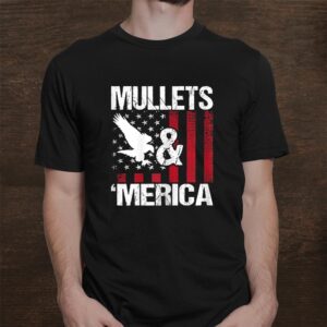 Mullets Merica Patriotic Us Flag Redneck Mullet Pride Shirt – Fantasywears