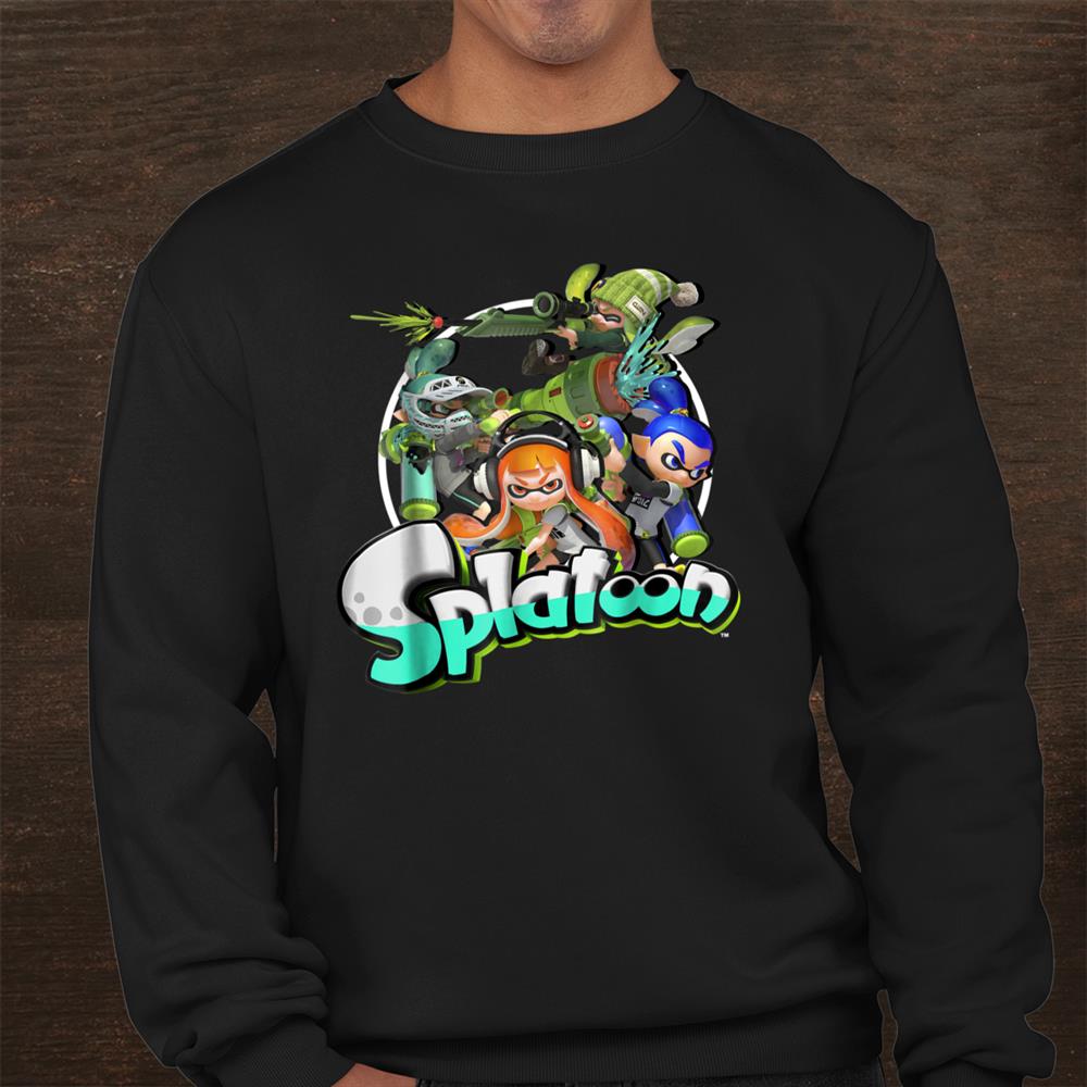 Nintendo Splatoon Inkling Squid Kids Logo Graphic Shirt – Fantasywears