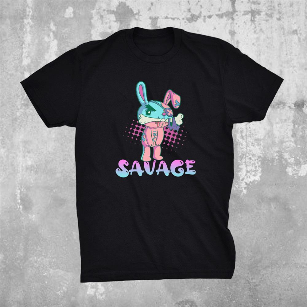 Pastel Goth Savage Bunny Gothic Shirt – Fantasywears