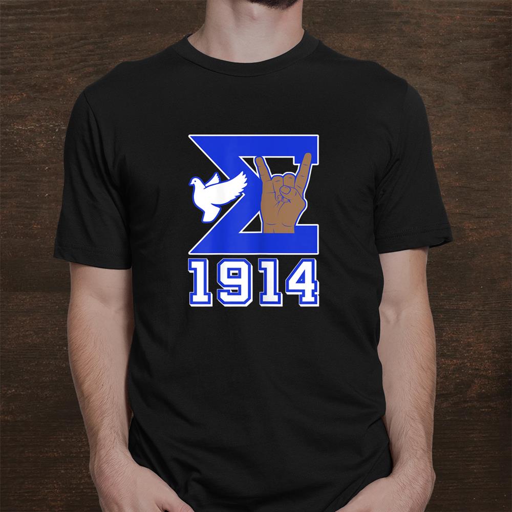 Phi Nineteen14 Hand Sign Beta Sigma Dove Shirt – Fantasywears