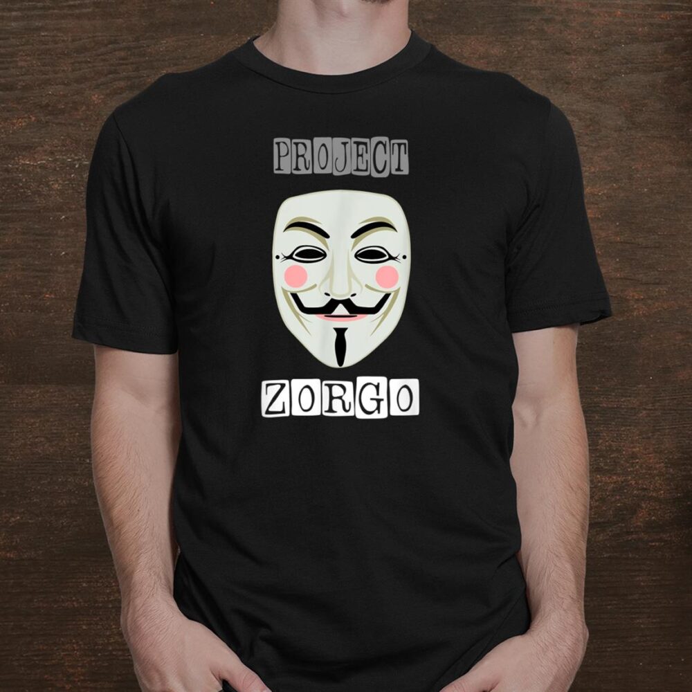 Project Zorgo Anonymous Mask Hacker Shirt Fantasywears