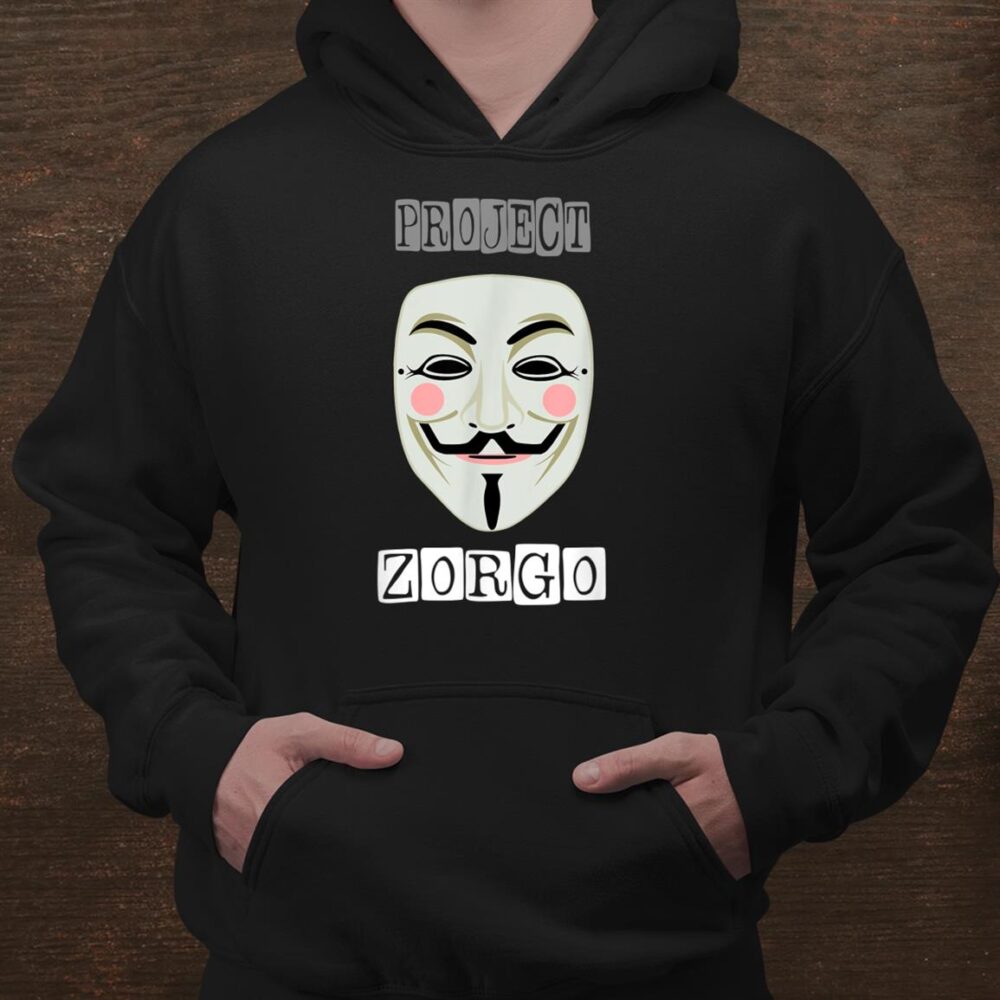 Project Zorgo Anonymous Mask Hacker Shirt – Fantasywears