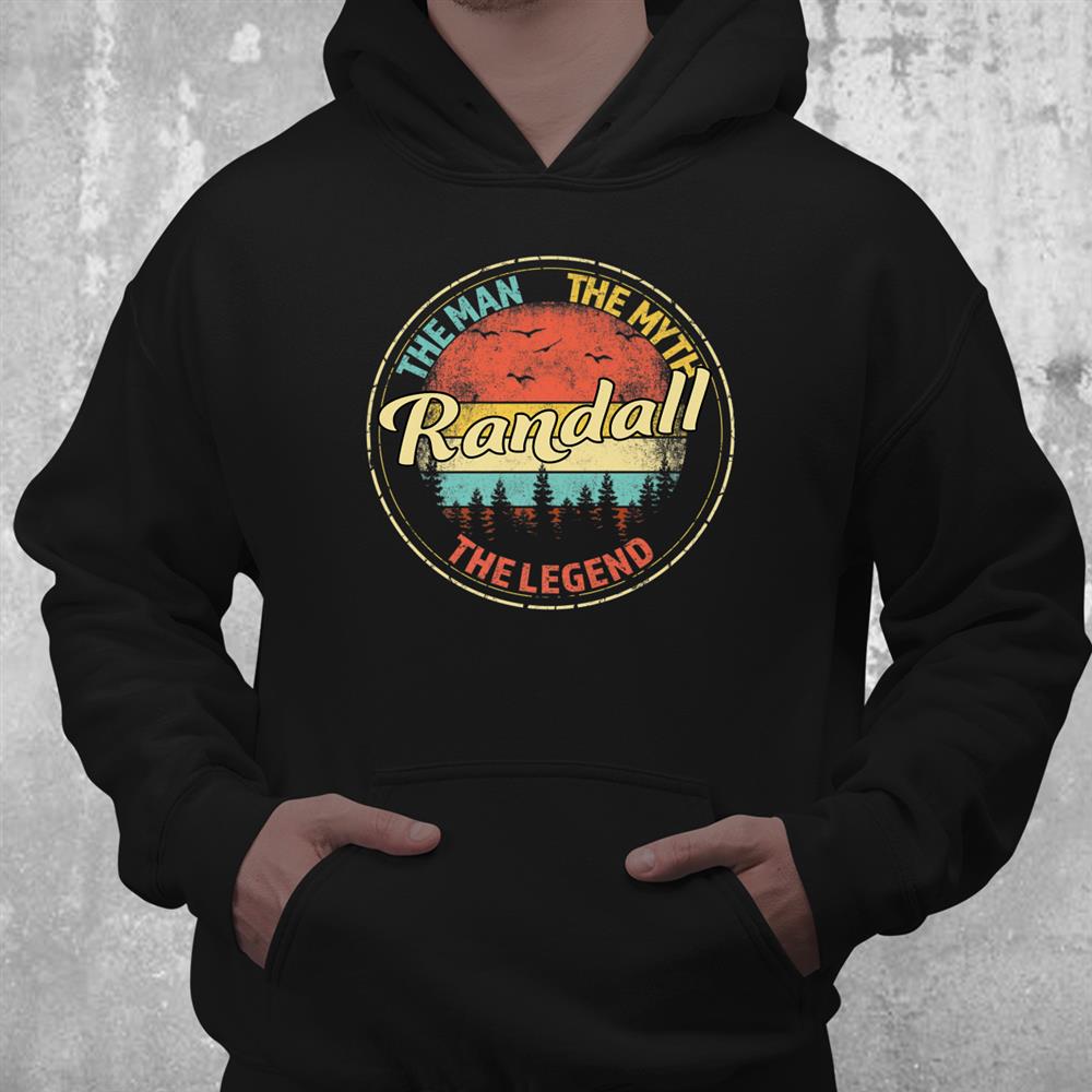 Randall The Man The Myth The Legend Men Personalized Name Shirt ...