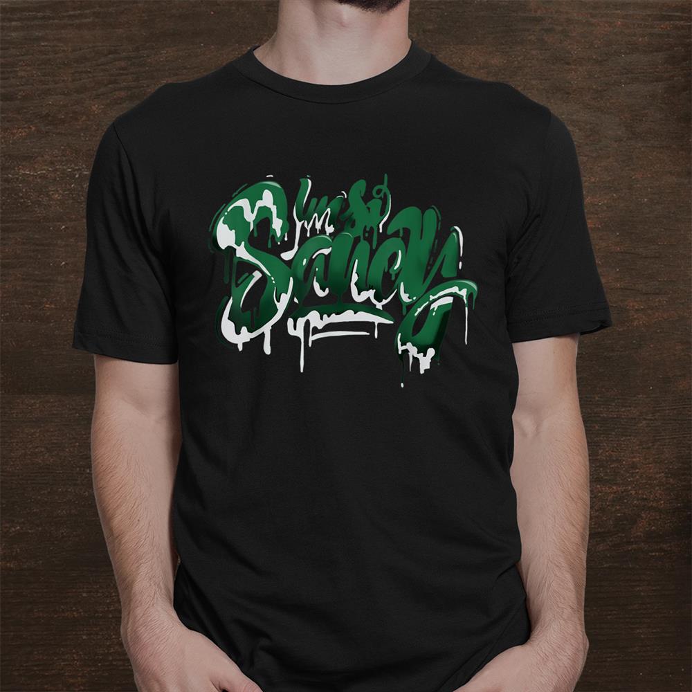 Retro Vintage Design Made To Match Green 1s Saucy Shirt – Fantasywears