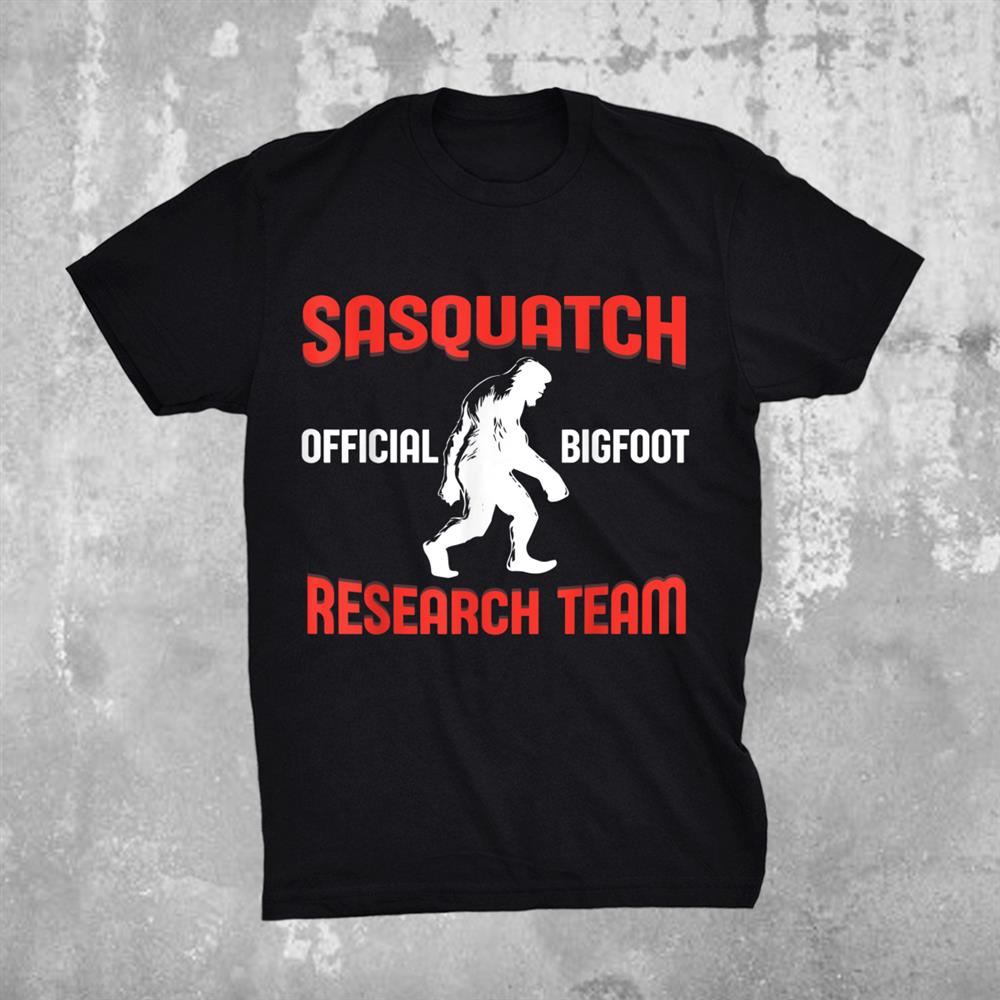 Sasquatch Official Bigfoot Research Team Shirt – Fantasywears