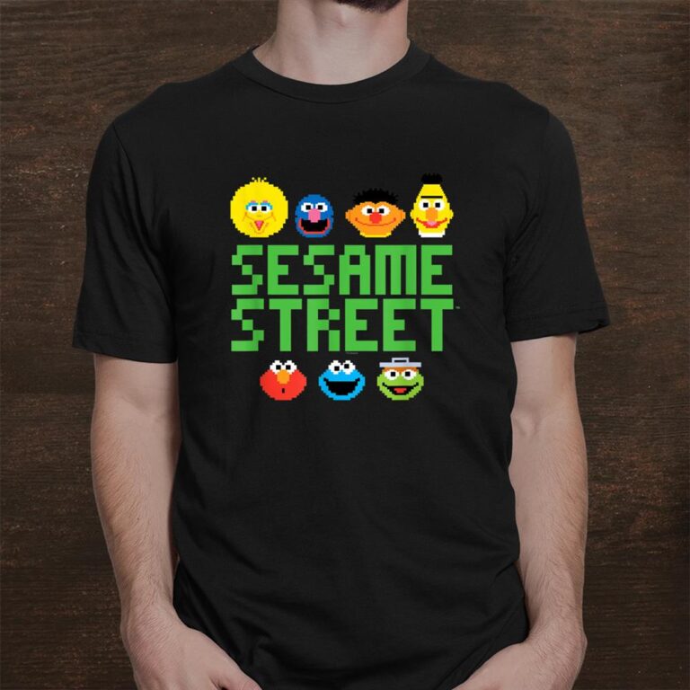 Sesame Street Pixel Group Shirt | Fantasywears