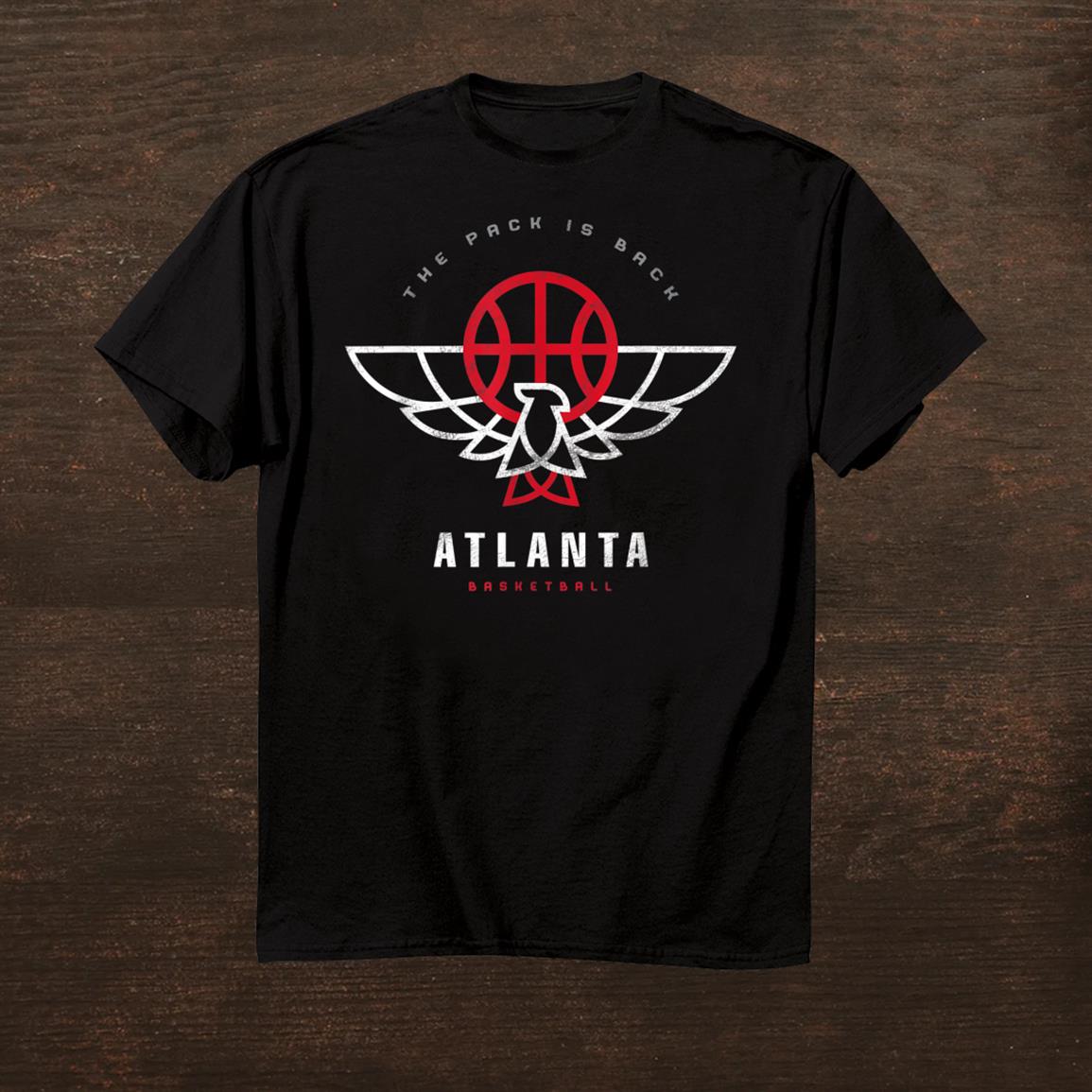 The Pack Is Back Cool Modern Hawk Atls Basketball Fan Shirt – Fantasywears
