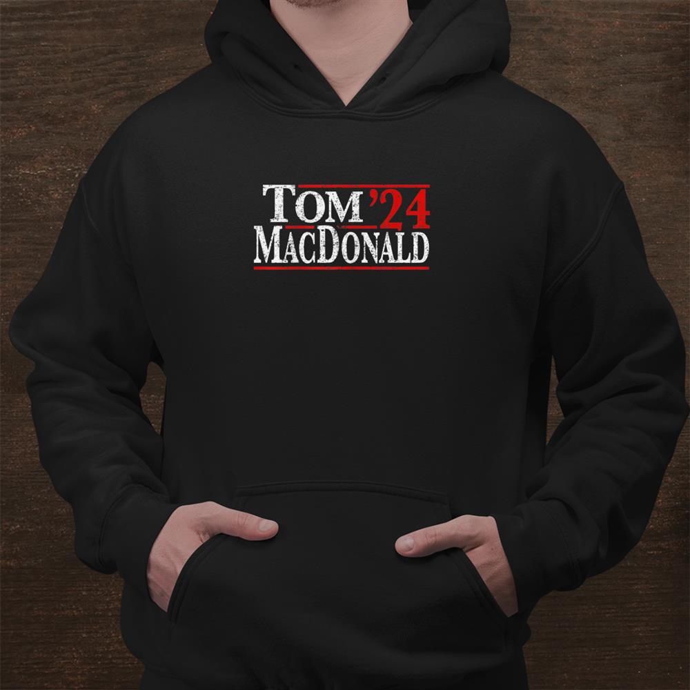 Tom Macdonald Rapper Whiteboy 2024 Distressed Campaign Shirt – Fantasywears