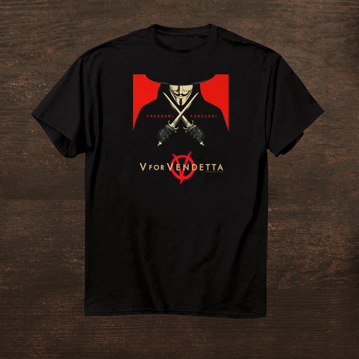 V For Vendetta Freedom Forever Shirt – Fantasywears