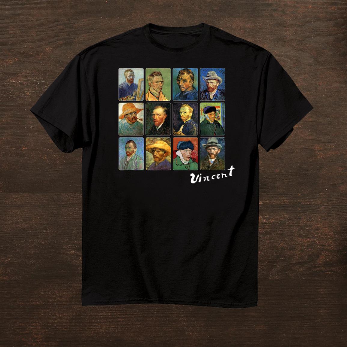 Vincent Van Gogh Self Portraits Shirt – Fantasywears