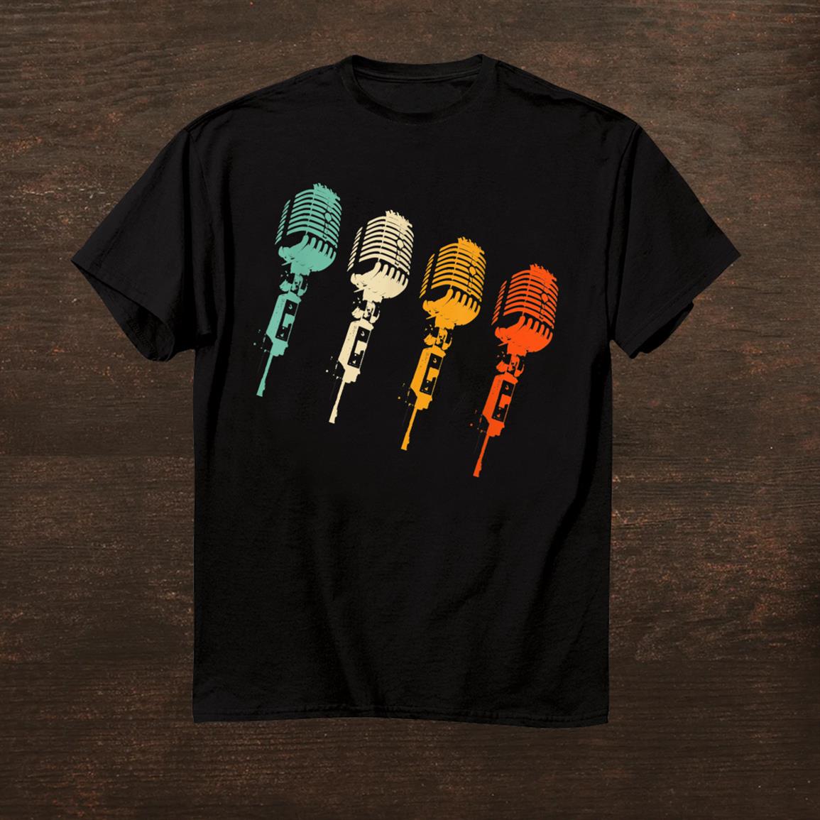 Vintage Microphone Shirt Cool Retro Singer Shirt – Fantasywears