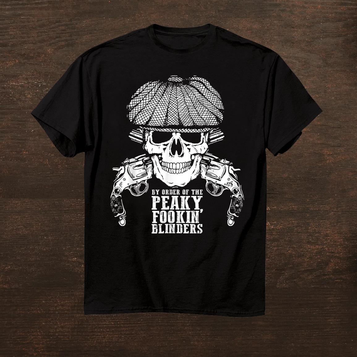 Vintage Peaky Merch Design Arts Quote Retro Skull For Fans Shirt ...