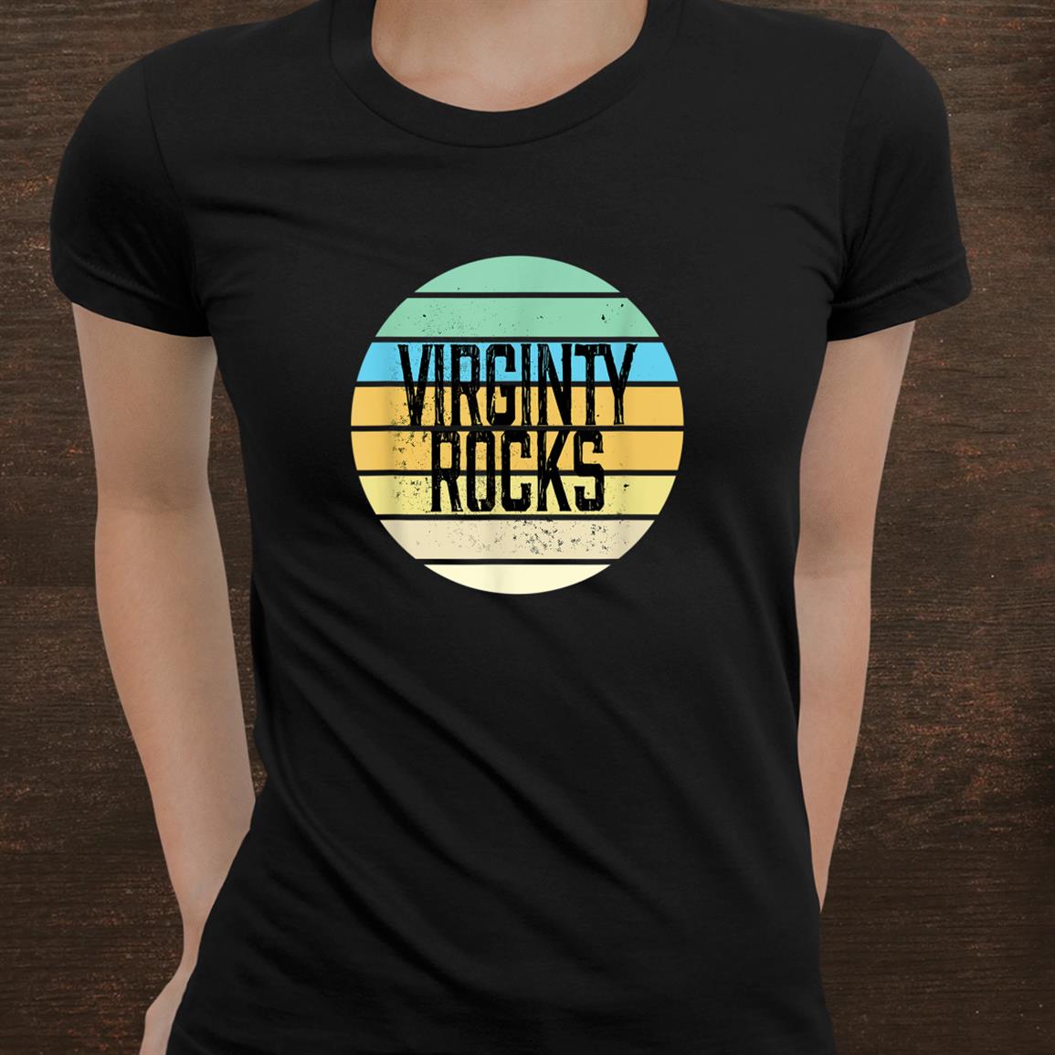 Virginity Crew Rocks Retro Vintage Original Trendy Virginity Shirt ...