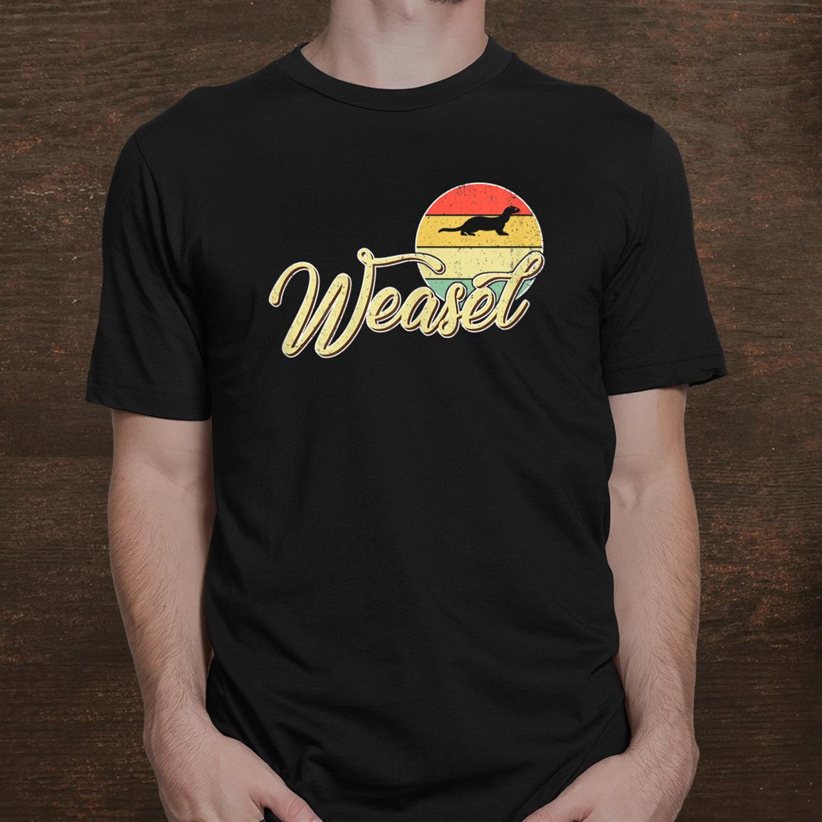 Weasel Vintage Retro Style Gifts For Weasel Lover Shirt – Fantasywears