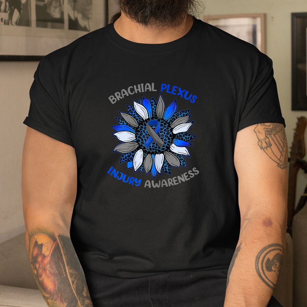 Brachial Plexus Injury Awareness Month Blue Amp Silver Ribbon Shirt ...