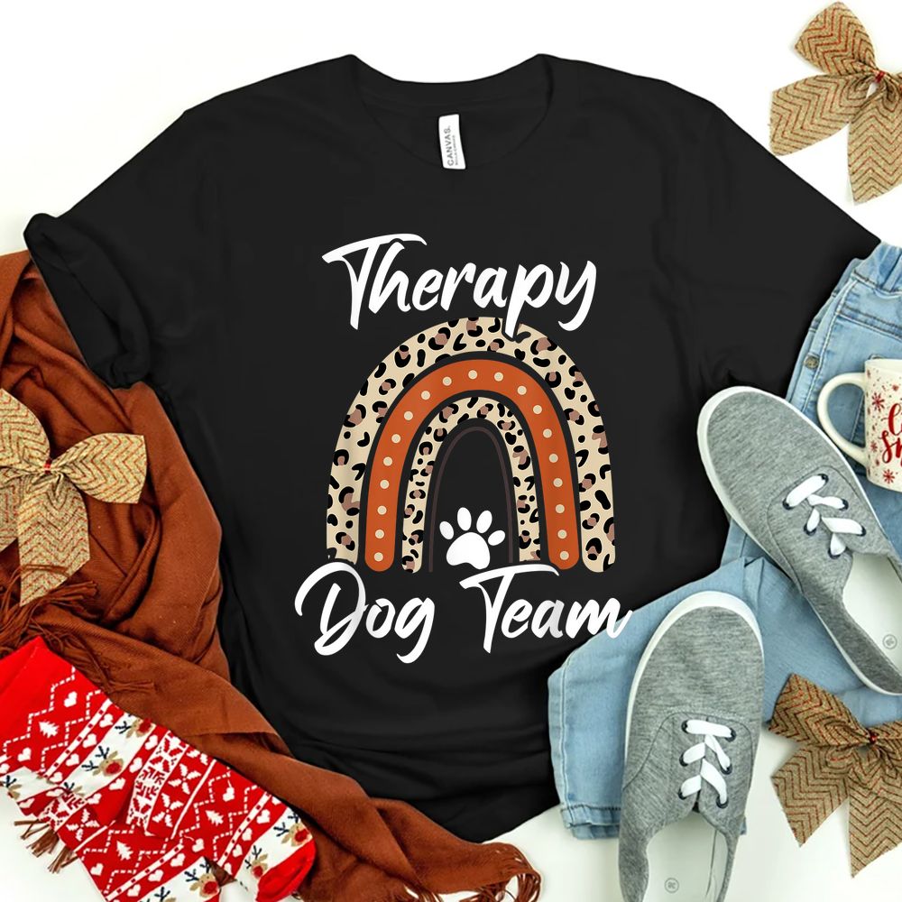 Cute Therapy Dog Team Group Ideas Dog Handler Shirt – Fantasywears