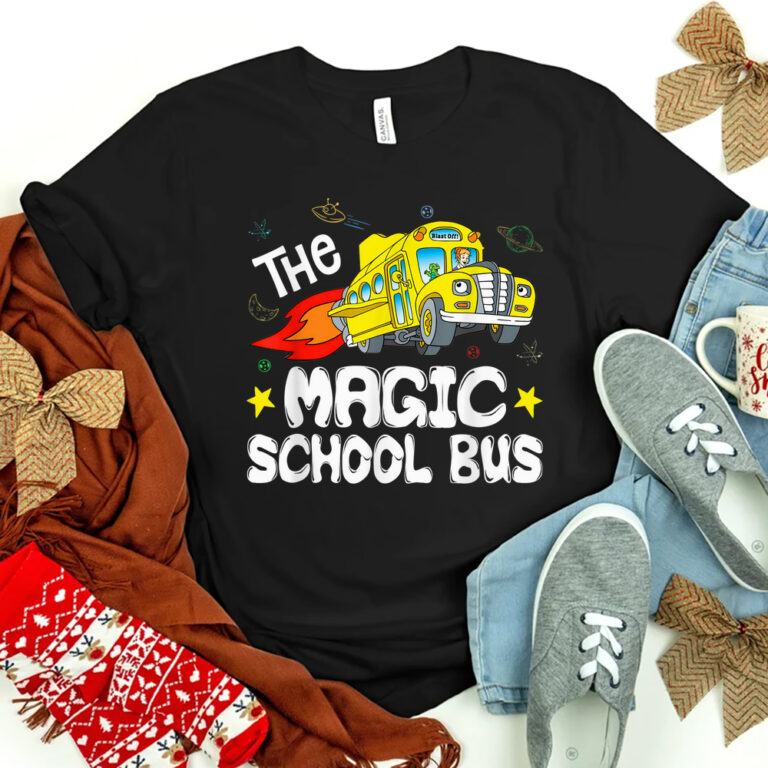 Magic School Bus Driver Seatbelts Everyone Job Pride Shirt | Fantasywears