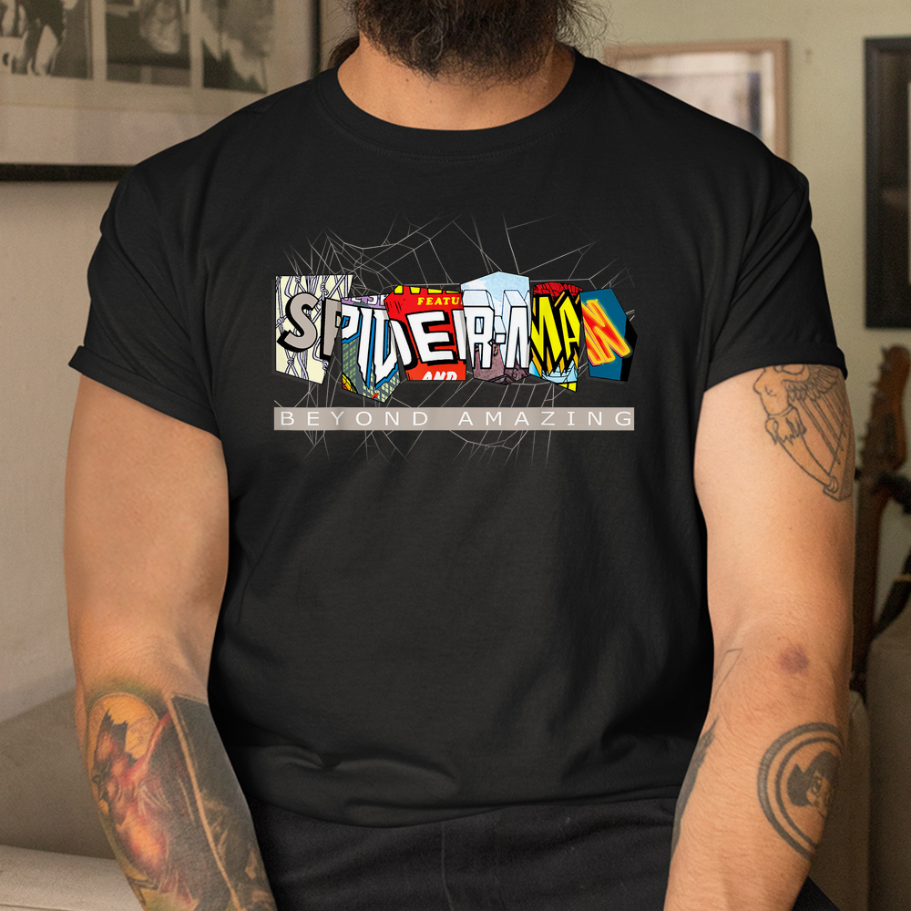Marvel Spider-man_ Beyond Amazing Multi-logo Shirt – Fantasywears