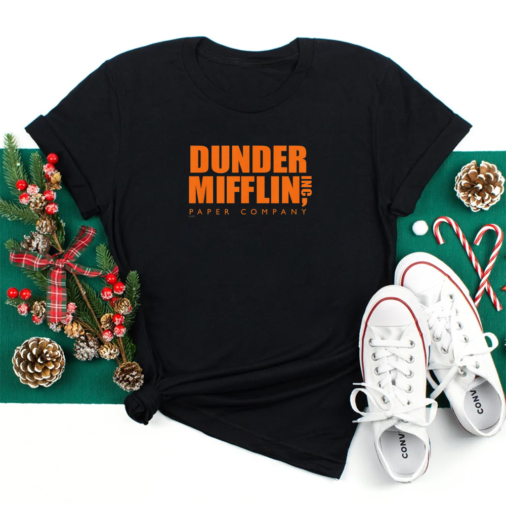 The Office-dunder Mifflin Logo Orange Shirt – Fantasywears