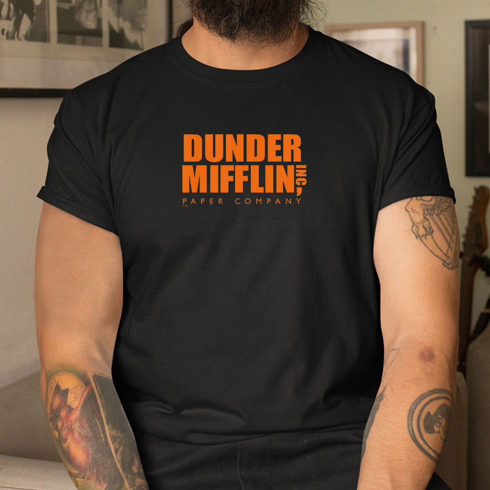 The Office-dunder Mifflin Logo Orange Shirt – Fantasywears